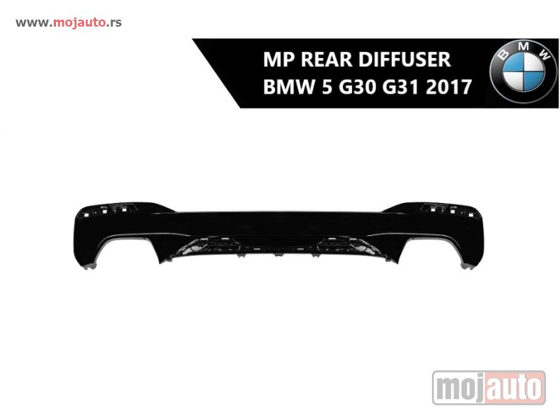 BMW 5 G30 MP zadnji difuzor 2017