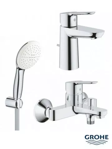 Set Grohe BauEdge BS slavina za kadu i lavabo