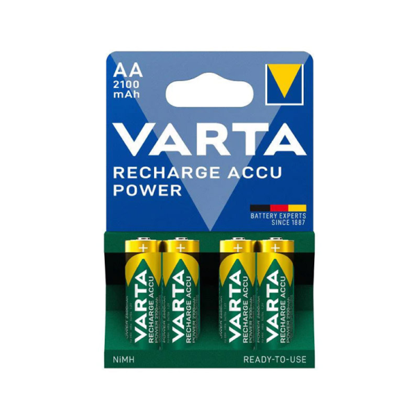 Varta AA Accu Power 1/4 1.2V 2100mAh Ni-MH punjiva baterija pakovanje 4 kom