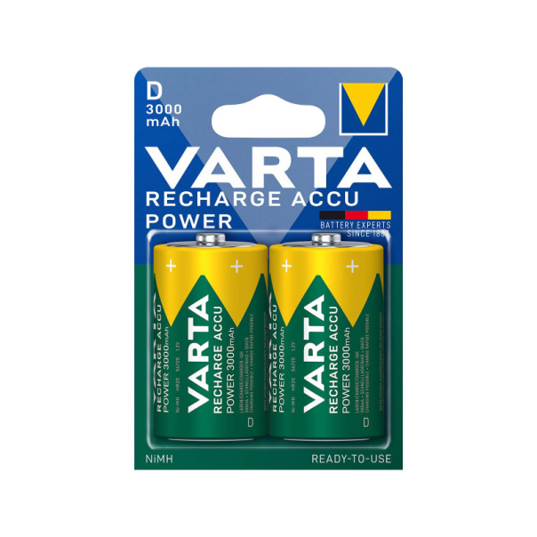 Varta D Accu Power 1/2 1.2V 3000mAh Ni-MH punjiva baterija pakovanje 2 kom