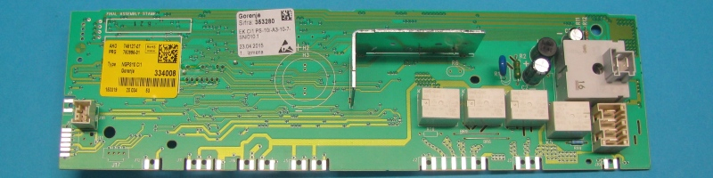 ELEKTRONIKA MODUL VES MASINE GORENJE 353280 353268 353278 353270 353272 353274 353280 353282 343064 411112 469100 W7423 RUCNO SE PROGRAMIRA
