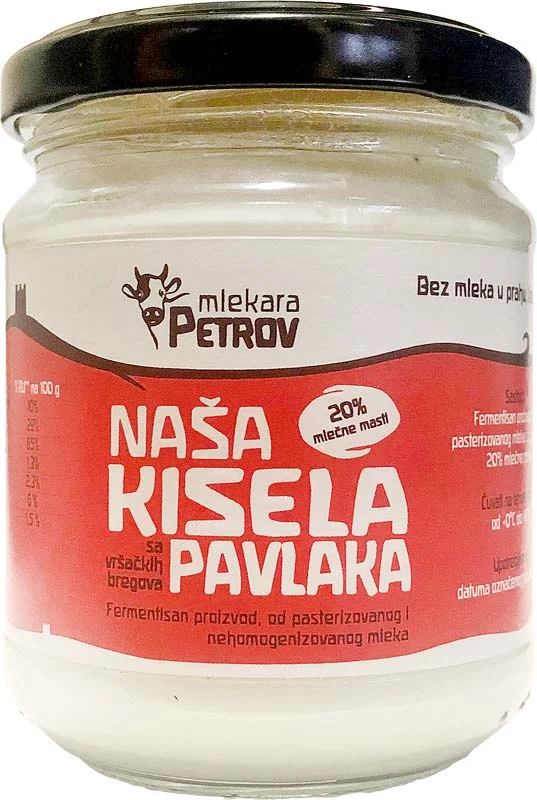 Pavlaka Staklena Teglica Mlekara Petrov 200g