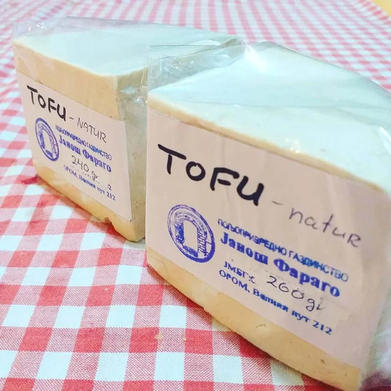 Tofu Natur od Organske Soje Farago Janoš 250g