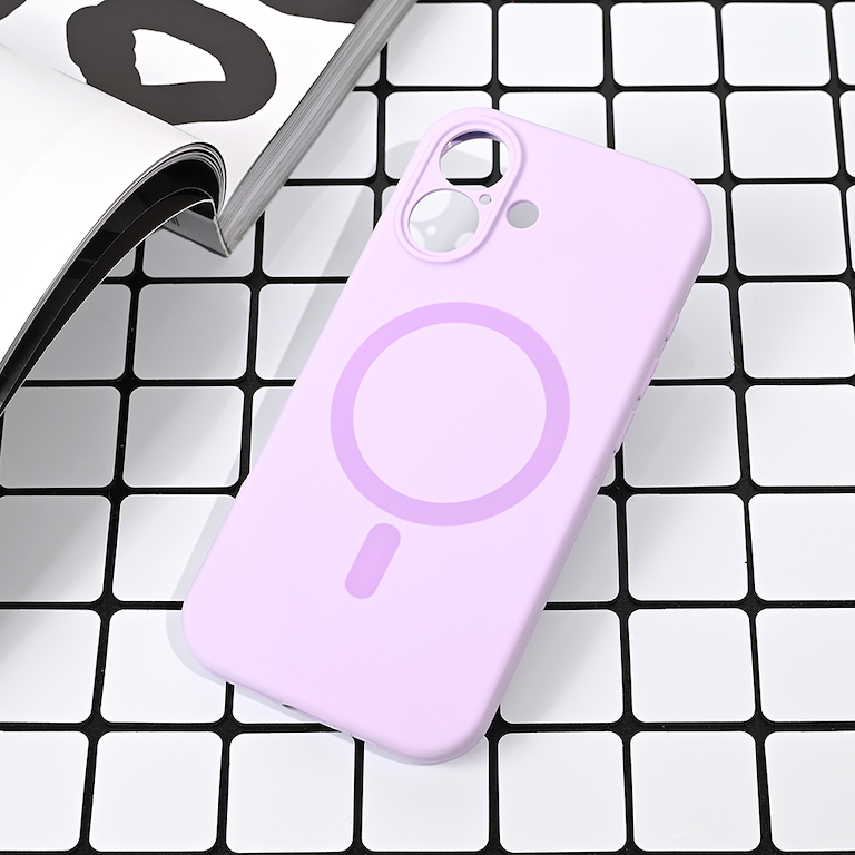 Zastitna maska (futrola) Magsafe Pure color - iPhone 17 6.3 lila