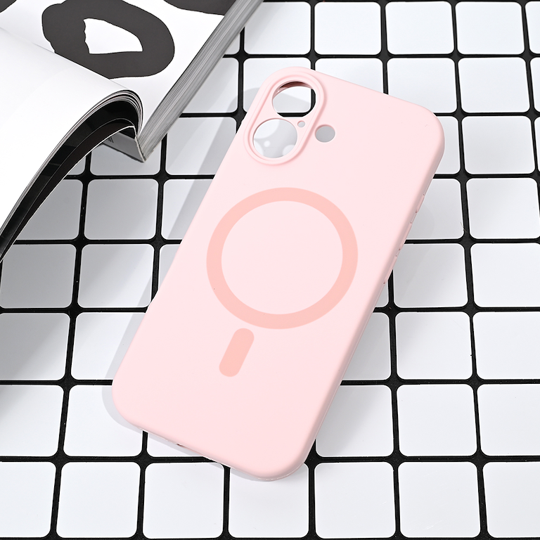 Zastitna maska (futrola) Magsafe Pure color - iPhone 17 6.3 roze