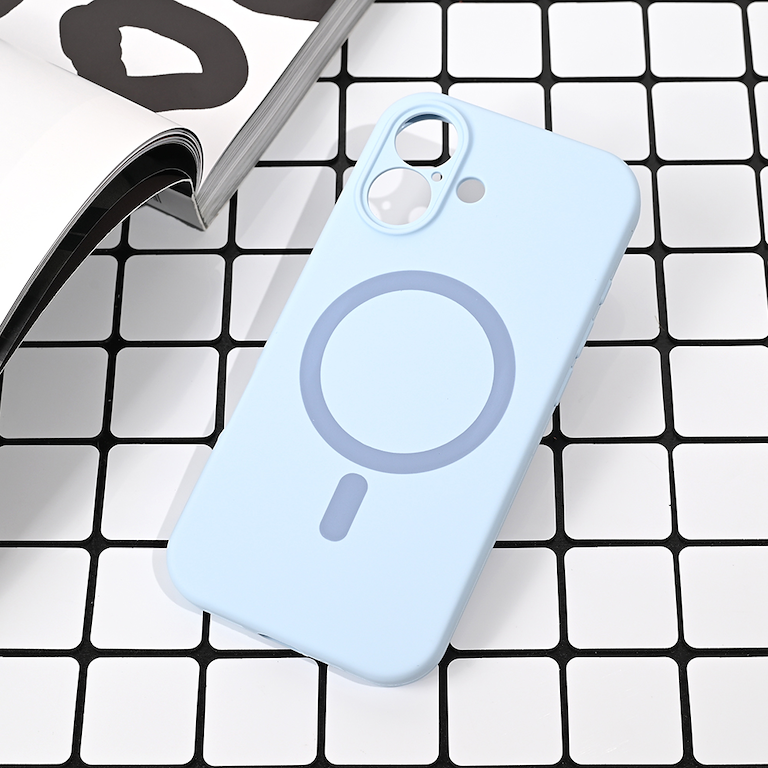 Zastitna maska (futrola) Magsafe Pure color - iPhone 17 6.3 svetlo plava