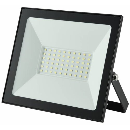 LED REFLEKTOR SA SENZOROM SMD VALUE SLIM 50W 6400K CW 4000LM CRNI ASFLCW-50W-PIR