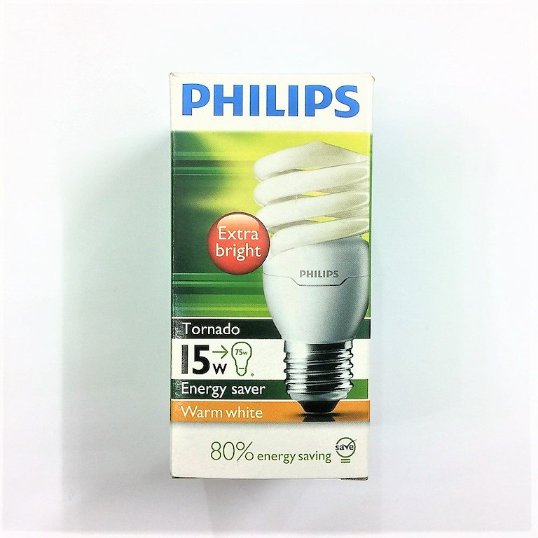 SIJALICA STEDLJIVA PHILIPS 15W E27 ZUTA PS274