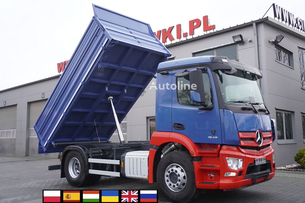Mercedes-Benz Actros 1846 4×2 / NEW 3-sided tipper / 10 t load cap / Diff. loc kiper
