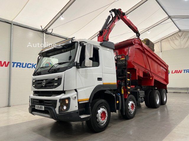 Volvo FM 410 8x4 Steel Tipper Grab kiper