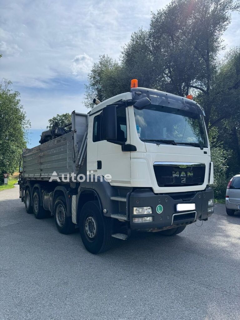 MAN TGS 32.440 2 Seiten Kipper Kran Hiab 144 ES-3 kiper