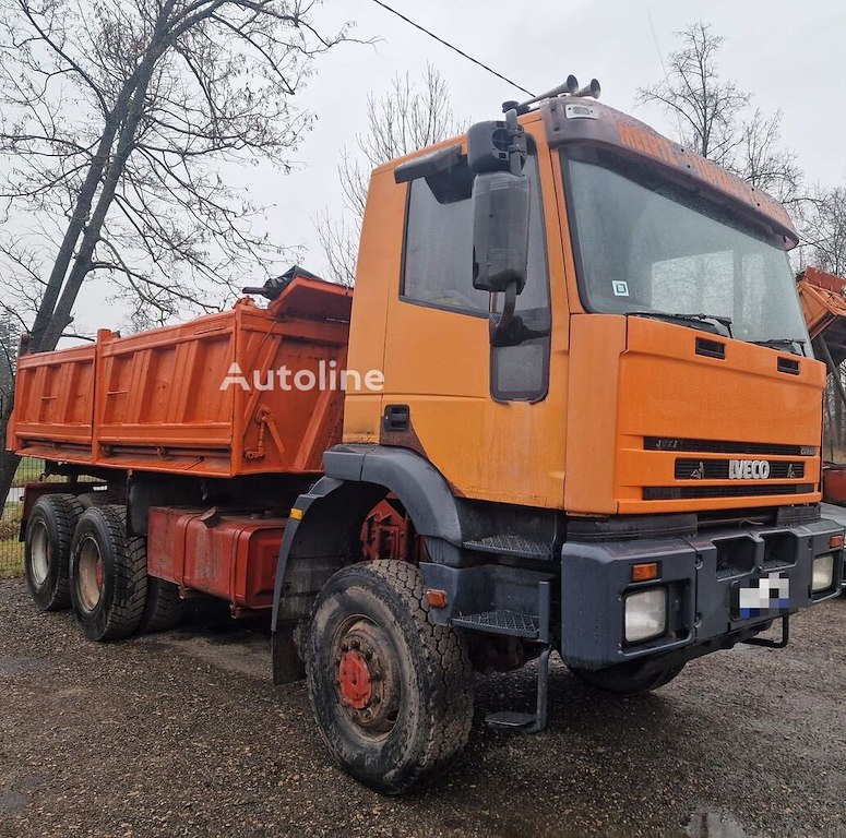 IVECO Eurotrakker 260E34 6x6 meiller kipper full steel kiper