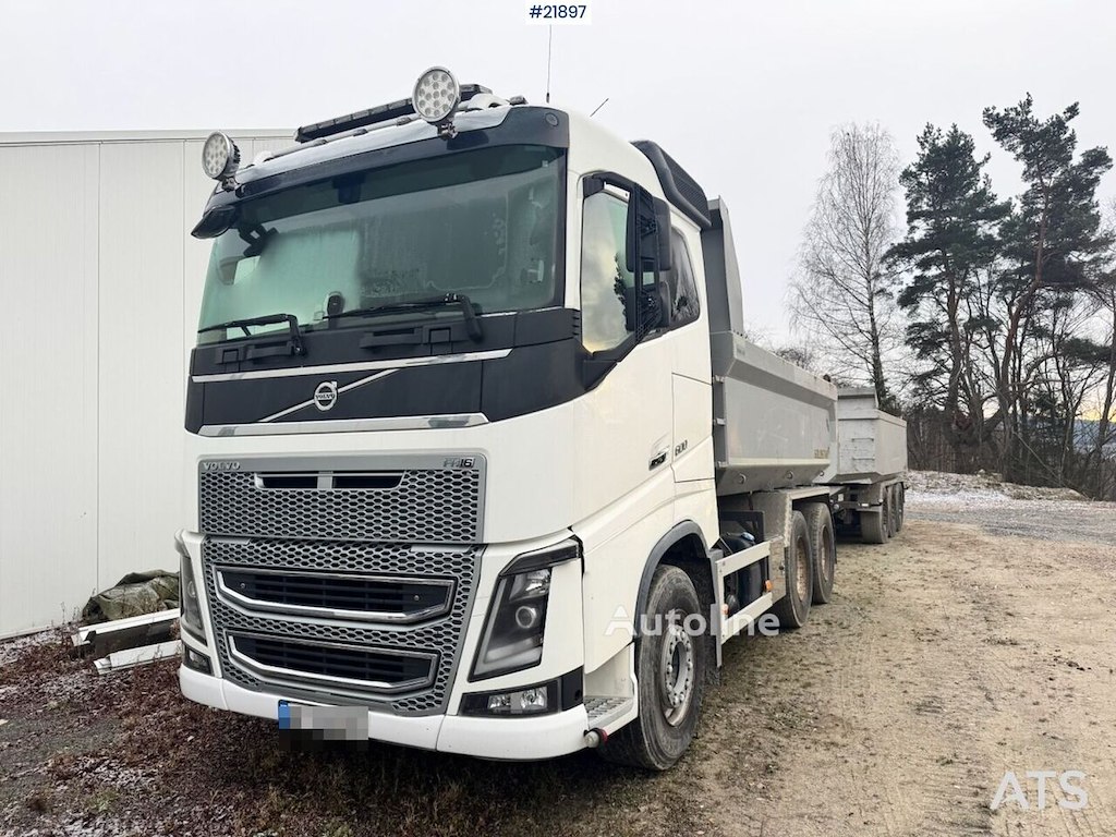 Volvo FH16 600 6x4 Tippbil. 280 000 km! SE VIDEO kiper