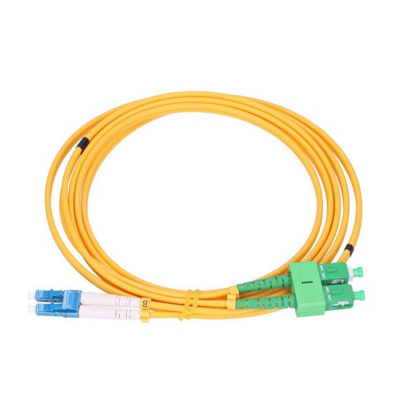 EXESHOP ExeLink patchcord LC/UPC-SC/APC SM, Duplex, G652D, PVC, 3.0mm, 2m