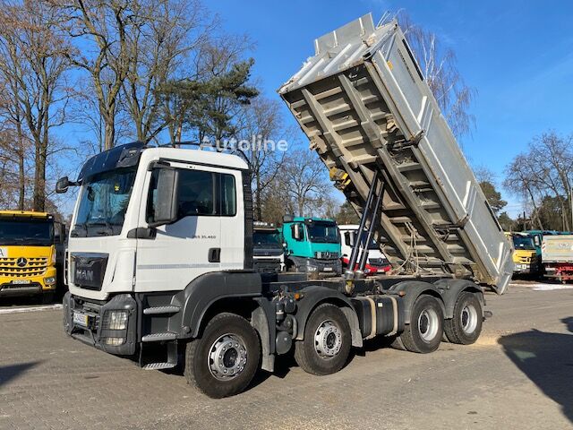 MAN TGS 35.460 8X4 KIPPER MEILLER BORDMATIK 2017 kiper