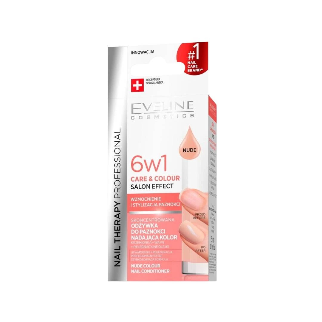 EVELINE Nega za Nokte 6u1 Nude 5 mL