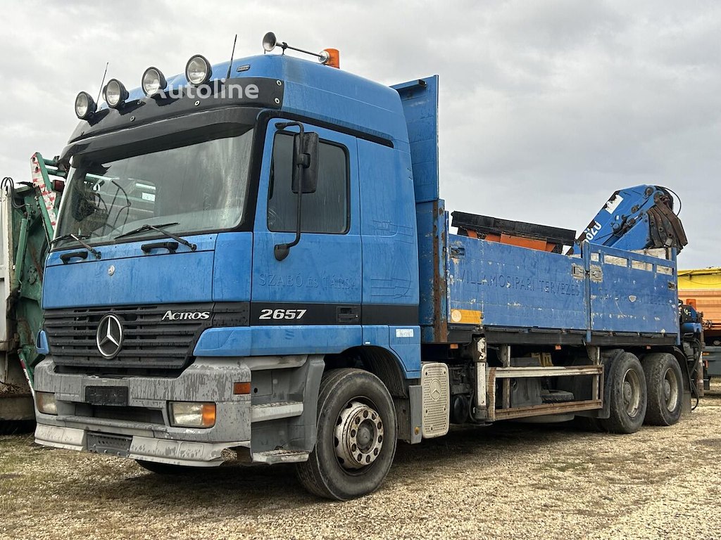 Mercedes-Benz ACTROS 2657 L DARUS kamion s ravnom platformom