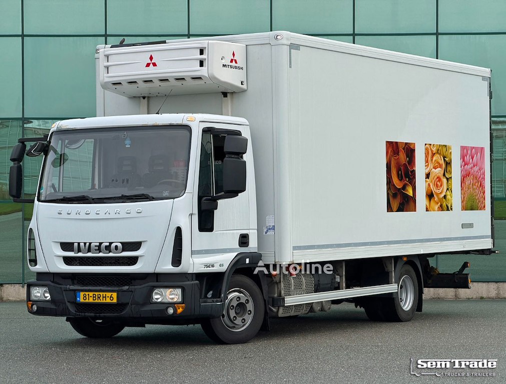 IVECO EuroCargo 75 E16 Junge Isolated BOX Mitsubishi Cooling Smart Tac kamion hladnjača