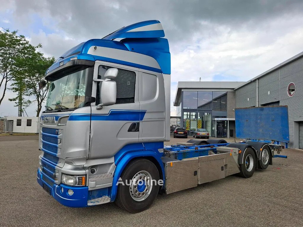 Scania R580 V8 / RETARDER / LIFT+LENKACHSE / FULL-AIR / PLATFORM 2000 K kamion šasija