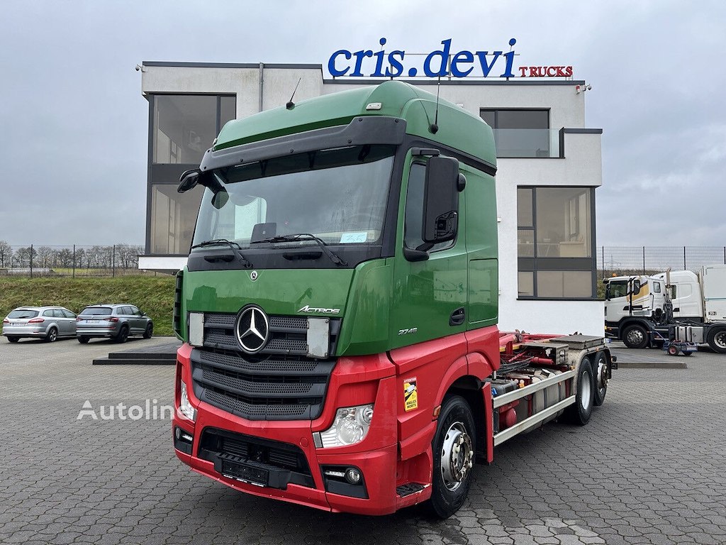 Mercedes-Benz Actros 2745 6x2 Gergen 21 70 Abrollkipper kamion rol kiper