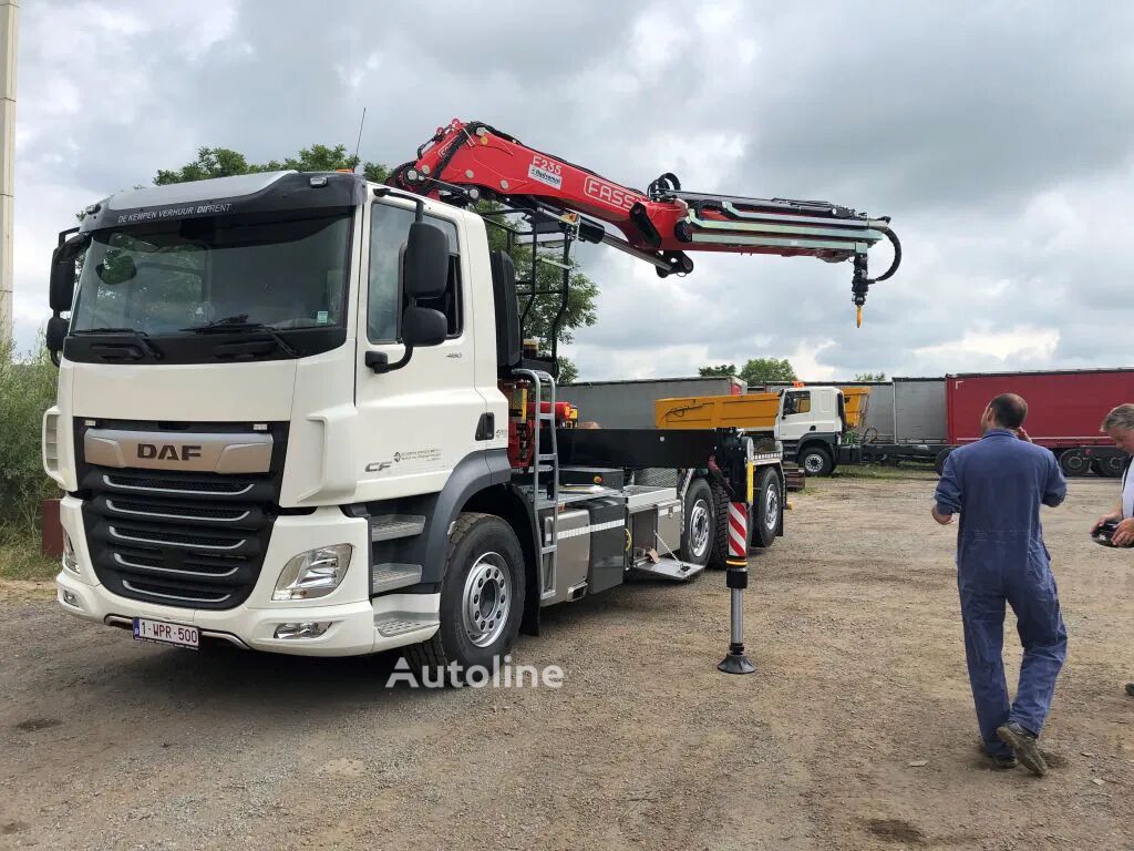 DAF CF 480 FAQ +Fassi Kraan F235A2.24 + Containerhaak TAM T20 + kamion rol kiper
