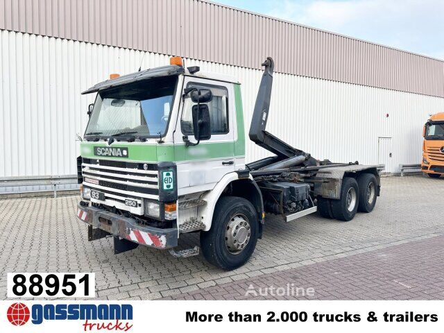Scania P93 HK 250 6x4L, Abrollkipper kamion rol kiper
