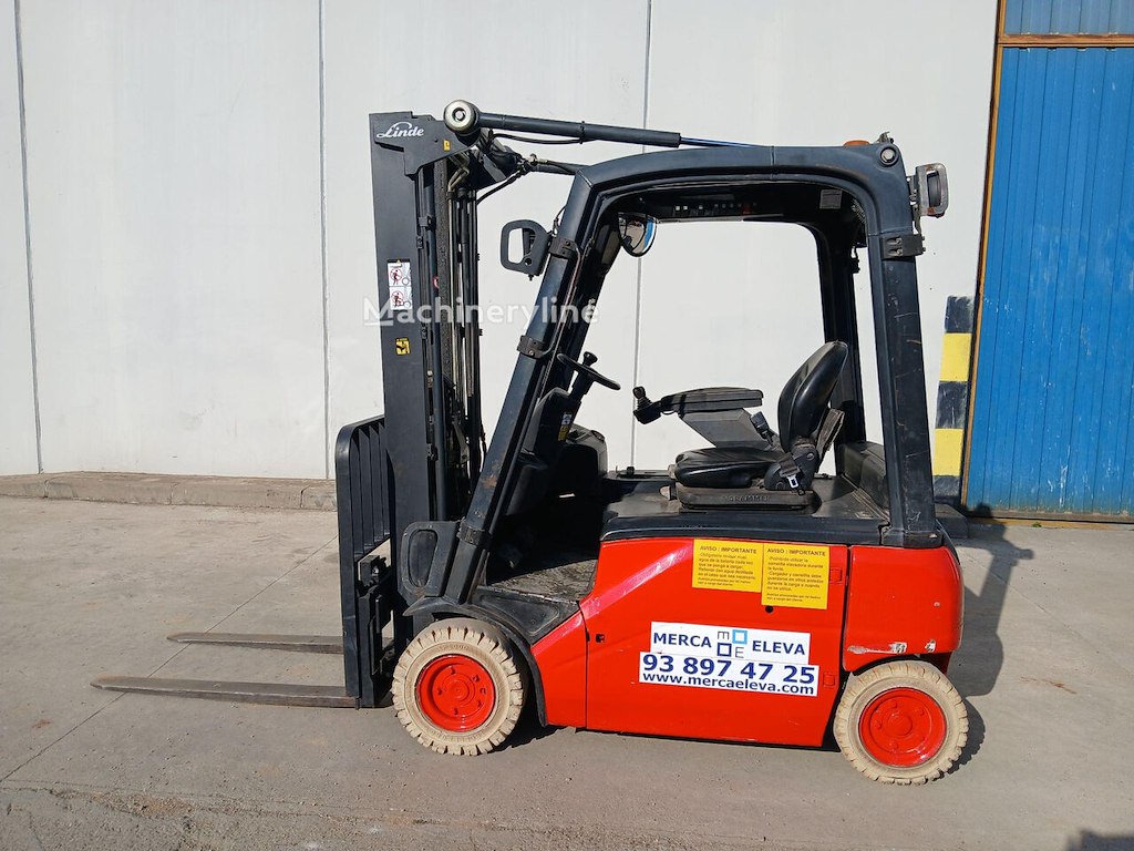 Linde E16P-01 CARRETILLA ELEVADORA ELECTRICA 1600 KG električni viljuškar