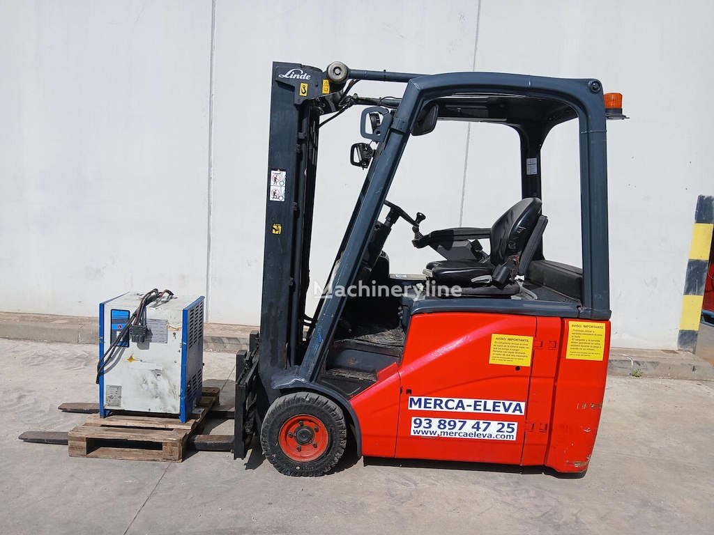 Linde E16H-01 CARRETILLA ELEVADORA ELECTRICA 1600 KG viljuškar na tri točka