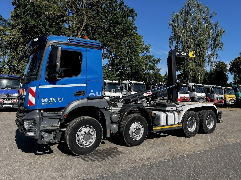 Mercedes-Benz AROCS 3246 8X4 HOOKLIFT HYVALIFT 26.57, 2018 kamion rol kiper