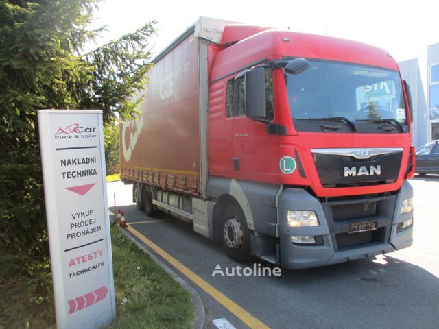 MAN TGX 26.400 Neu Servis, Battery kamion sa klizna zavesa cerada