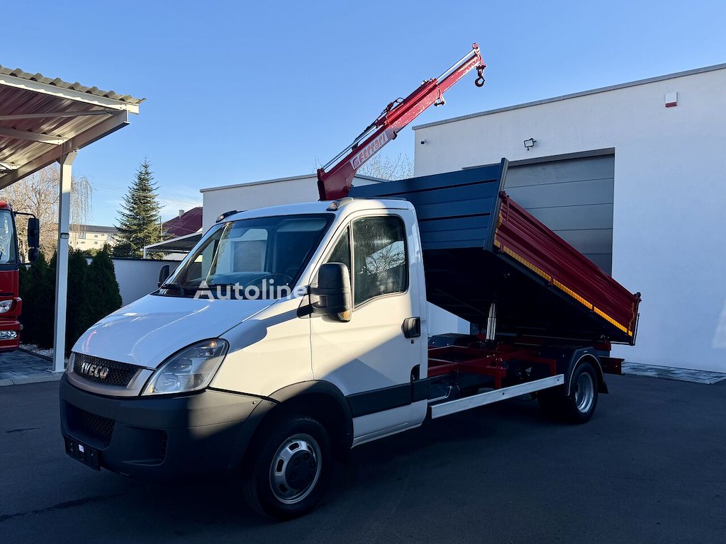 IVECO DAILY 35C15 TROJSTRANNÝ SKLÁPAČ + HYDRAULICKÁ RUKA do 3,5t / kip kamion kiper < 3.5t