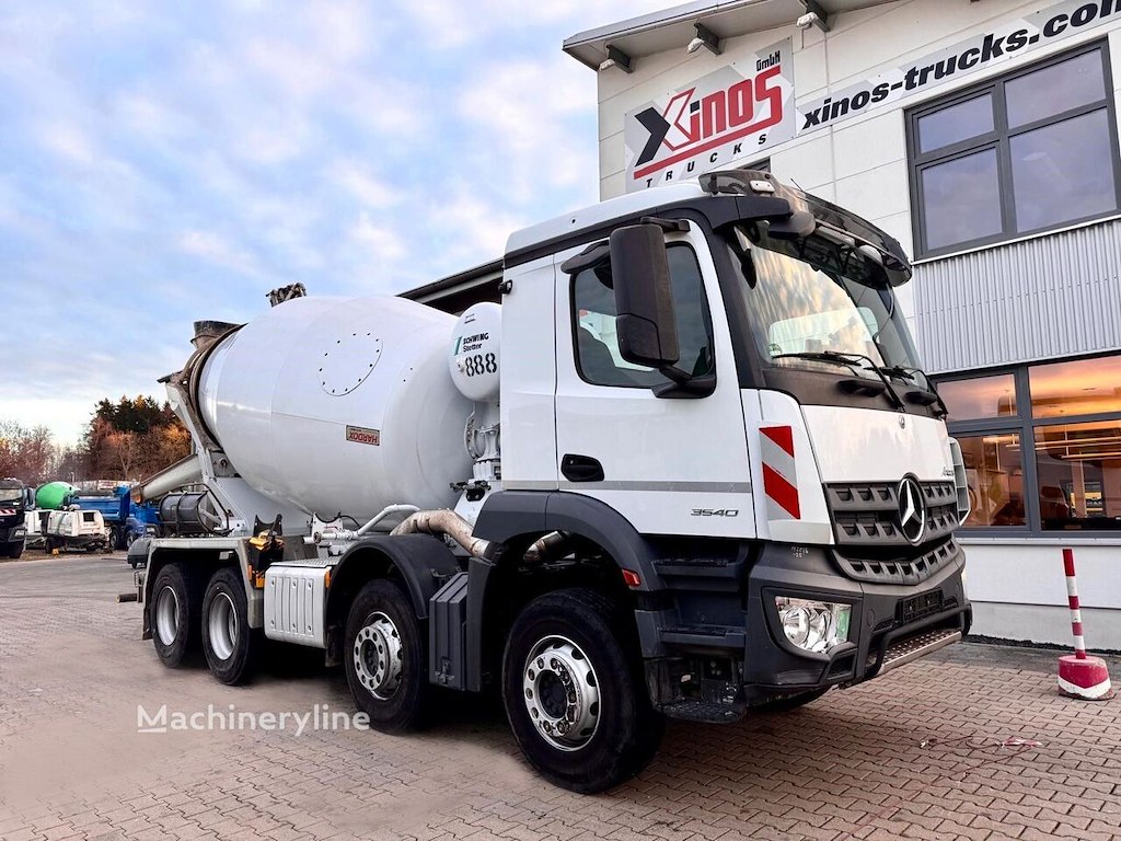 Stetter na šasiji Mercedes-Benz Arocs 3540 kamion s mešalicom za beton