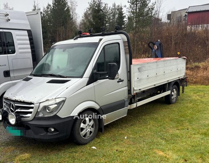 Mercedes-Benz SPRINTER 316cdi *crane PM25 *PTO *7m REACH *BOX 3.4m kamion s ravnom platformom < 3.5t
