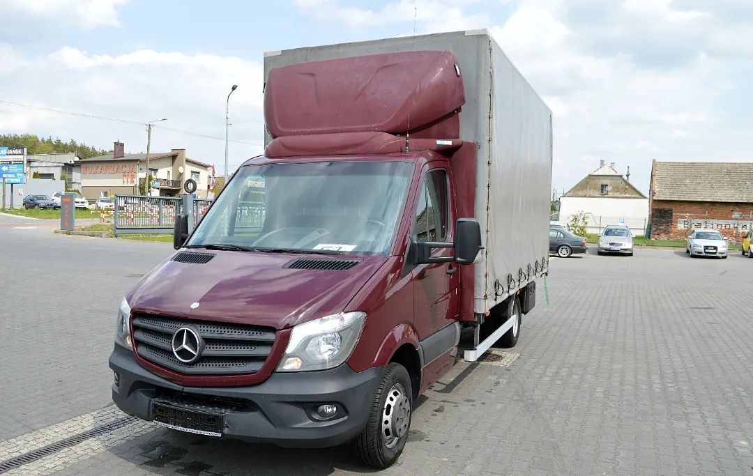 Mercedes-Benz SPRINTER 519 FIRANKA EURO 6 kamion s zavesom < 3.5t
