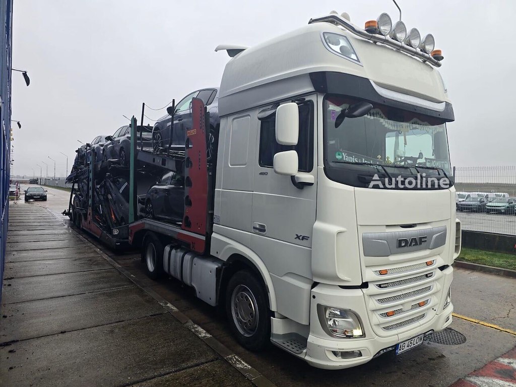 DAF xf autotransporter &#x2B; prikolica autotransportera