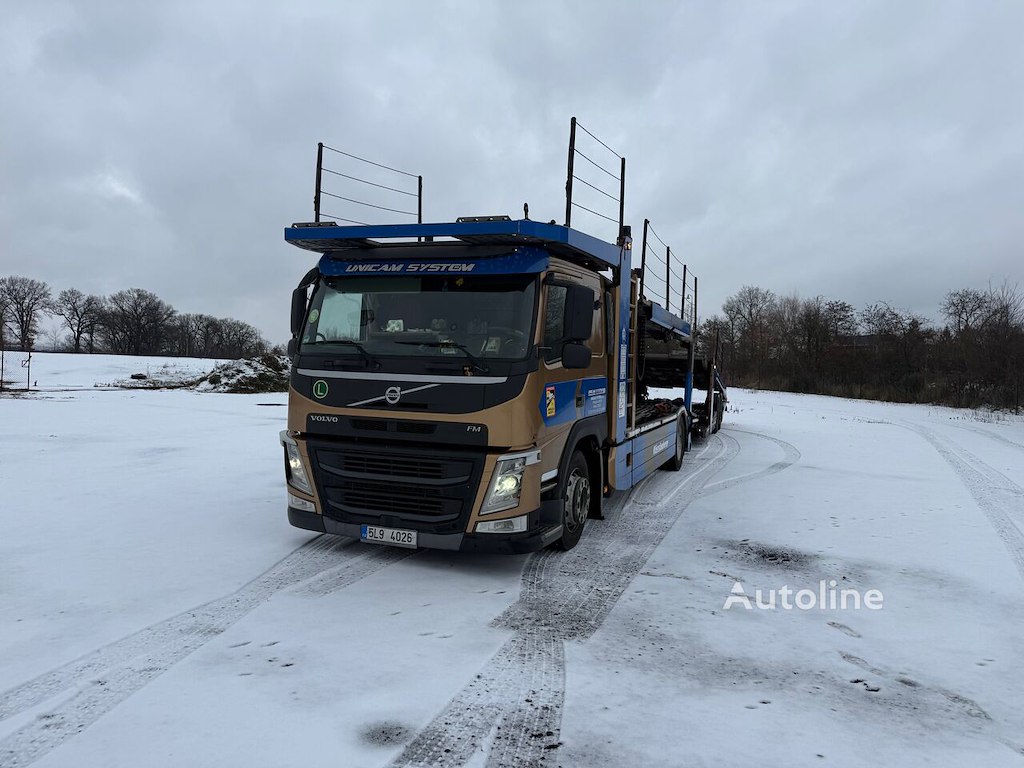 Volvo FM 460 autotransporter + prikolica autotransportera