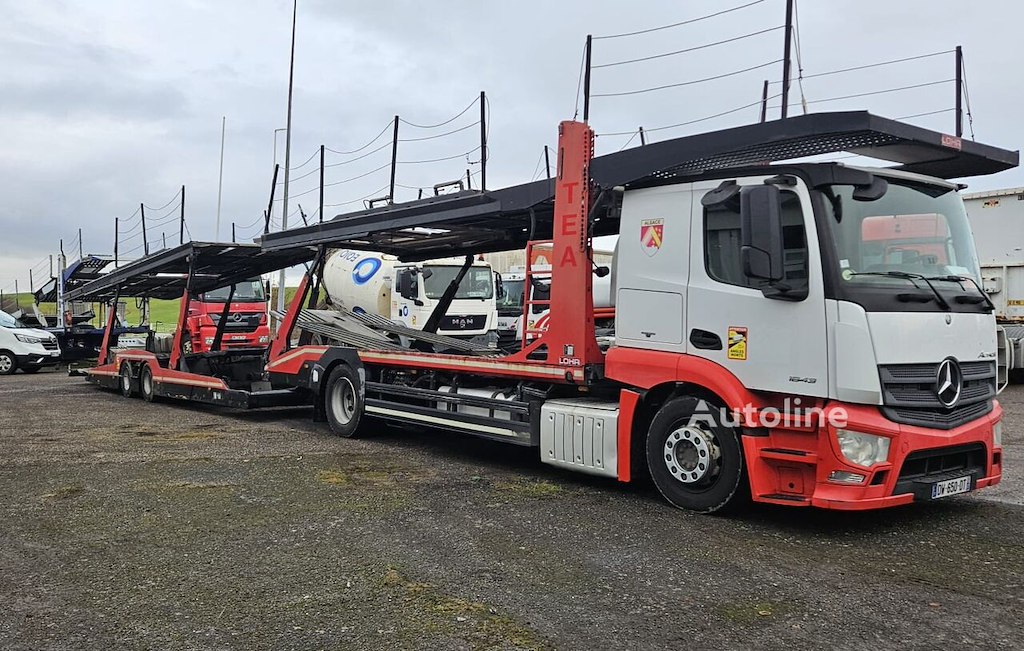 Mercedes-Benz Actros 1843 autotransporter + prikolica autotransportera