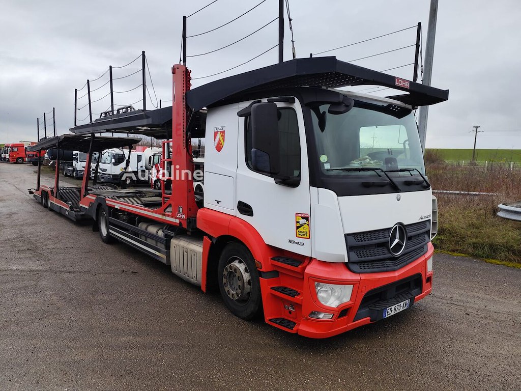 Mercedes-Benz Actros 1843 autotransporter + prikolica autotransportera
