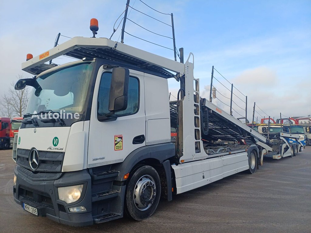 Mercedes-Benz autotransporter + prikolica autotransportera