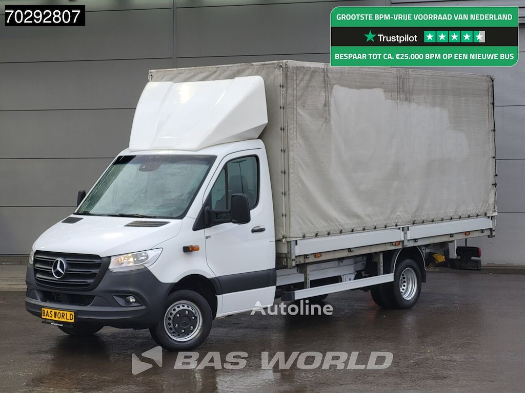 Mercedes-Benz Sprinter 519 CDI 3.0L V6 Automaat 484cm Dubbellucht Huif Bakwage kamion s ceradom