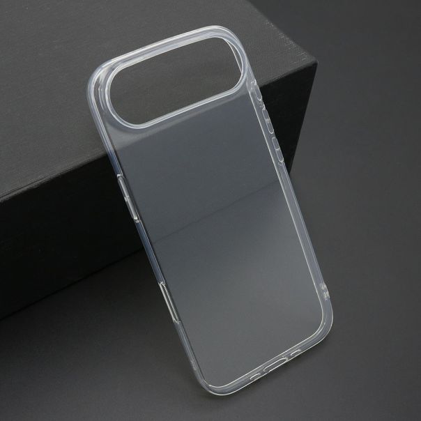 Maska ULTRA TANKI PROTECT silikon za iPhone 17 AIR, providna (bela)