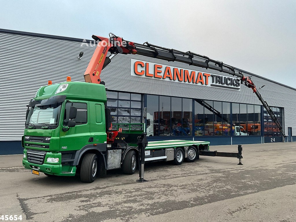 DAF FAX 85 CF 410 Euro 5 Palfinger 74 Tonmeter laadkraan + Fly-Jib! kamion platforma