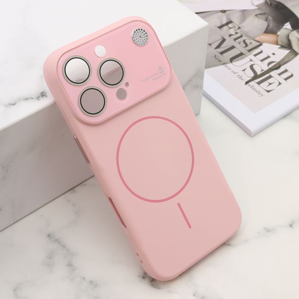 Maska PASTEL DREAMS MagSafe za iPhone 16 Pro, roza