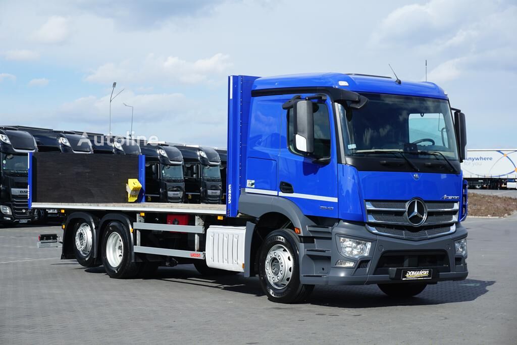 Mercedes-Benz ACTROS 2543 kamion platforma
