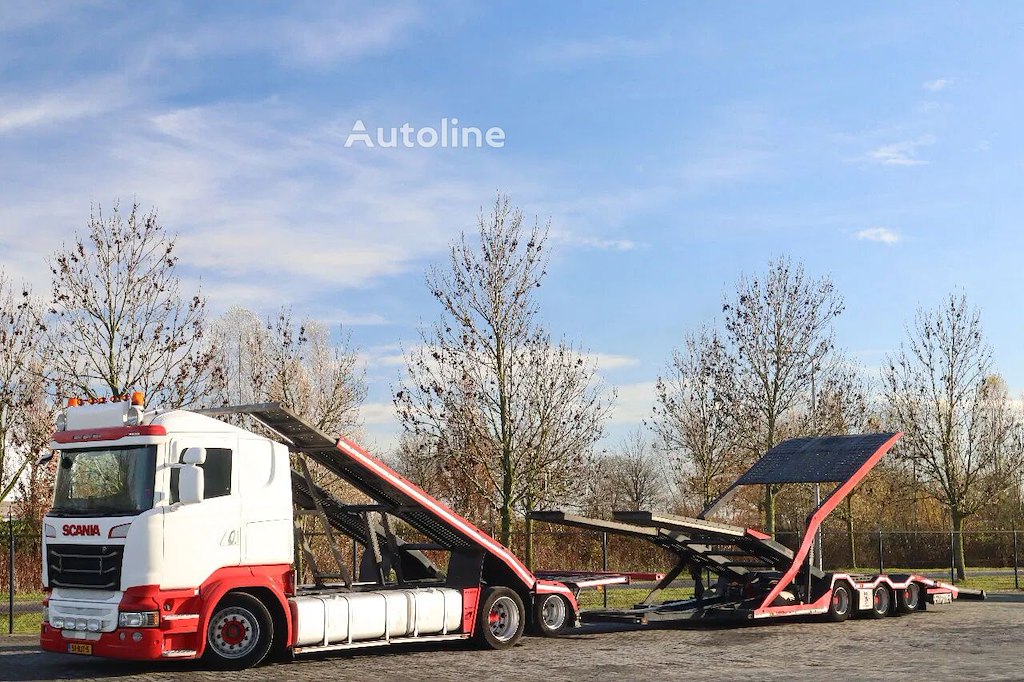 Scania R450 | 6X2 | GS MEPPEL | LKW TRANSPORT | TRUCK TRANSPORTER šlep auto