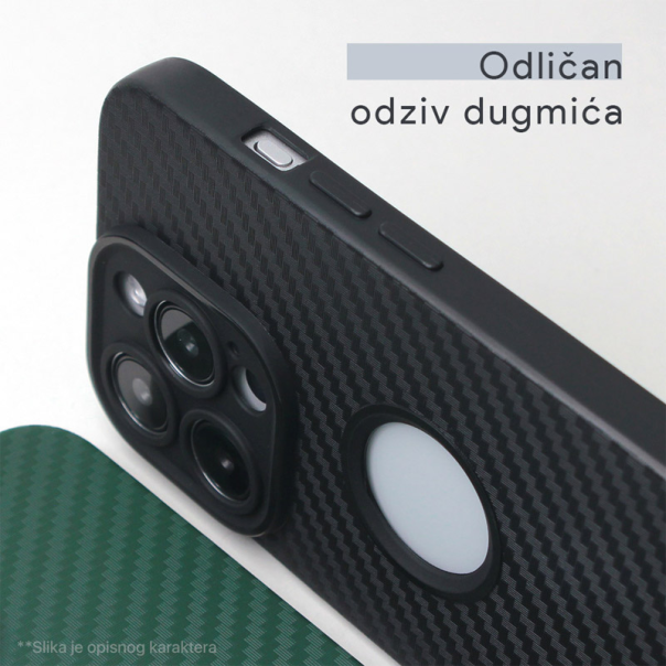 Maska za iPhone 11 Carbon Prop crna