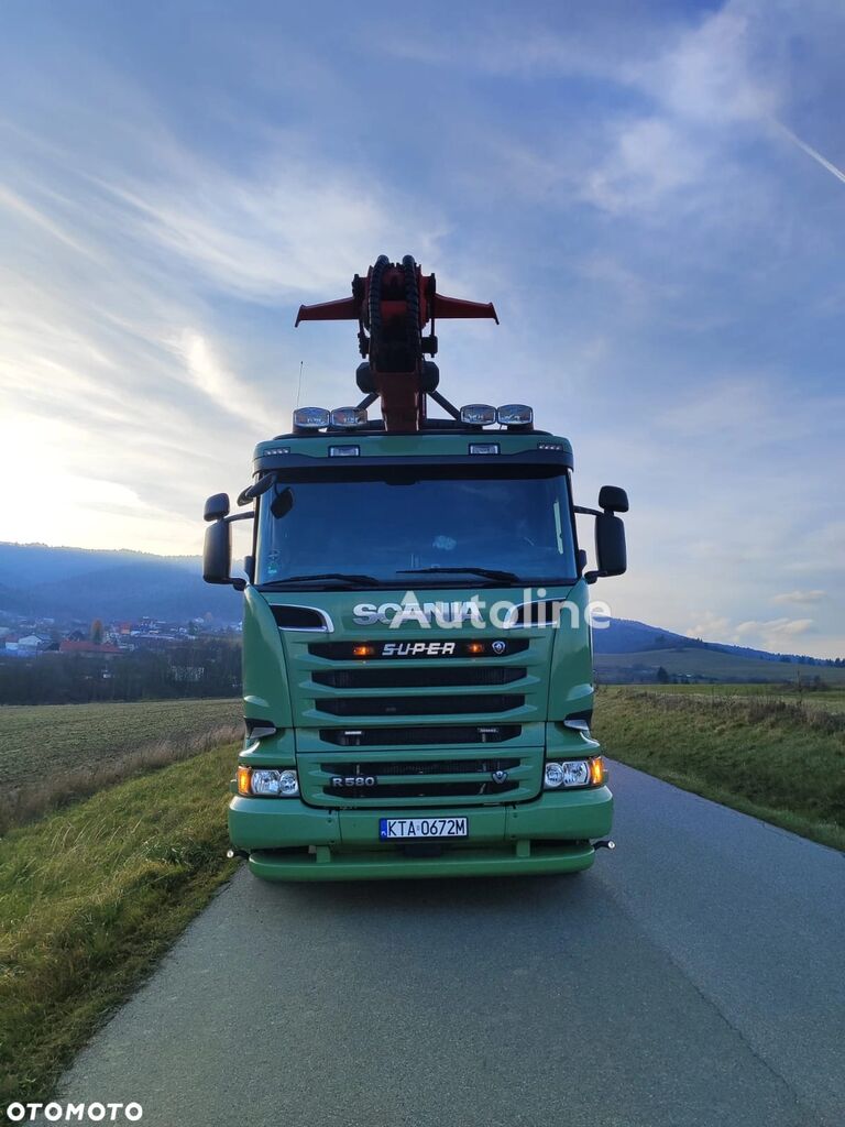 Scania R580 kamion za prevoz drva