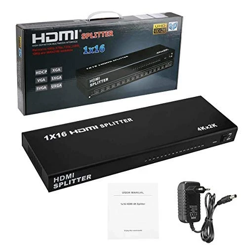 HDMI spliter 1x16 12V3A ver.1.4 KT-HSP-1.16