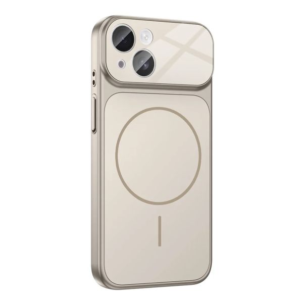 Maska za iPhone 15 6.1 siva Magsafe LookLike