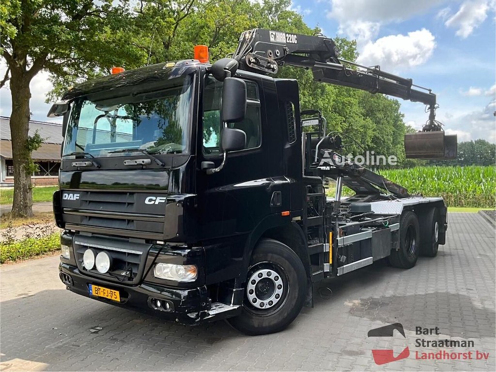 DAF FAN CF85.360 6x2 Euro 5 handgeschakeld met NCH 20t kabelsysteem kamion sa kukom za podizanje tereta